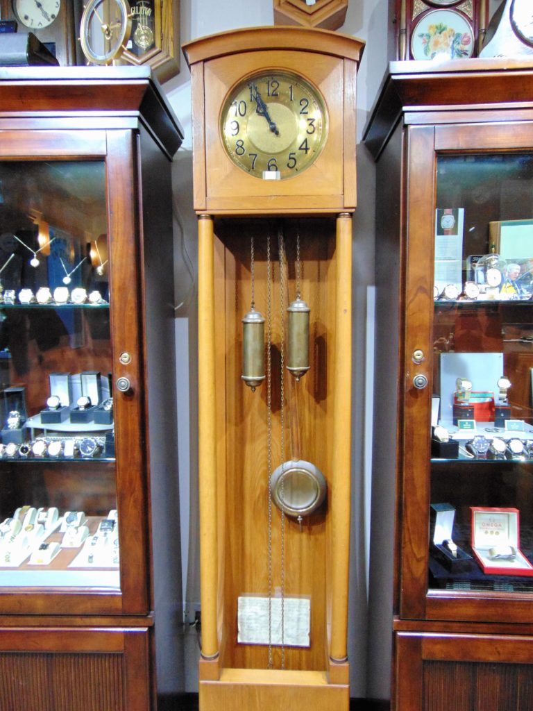 Gustav Becker Light Oak Grandfather Clock – A Step Back In Time
